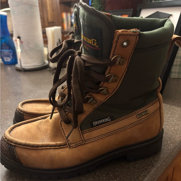 Browning | Shoes | Vintage Browning Hunting Boots Leather With Gortex ...
